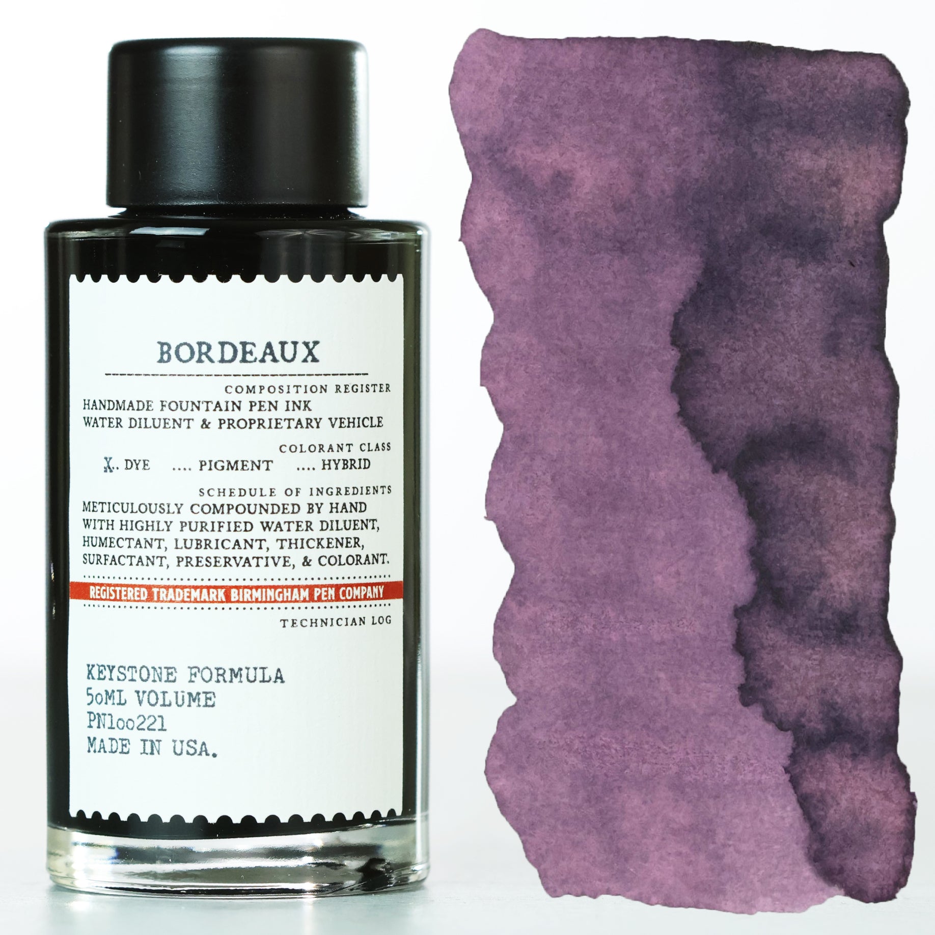 Bordéaux Fountain Pen Ink – Birmingham Pen Company