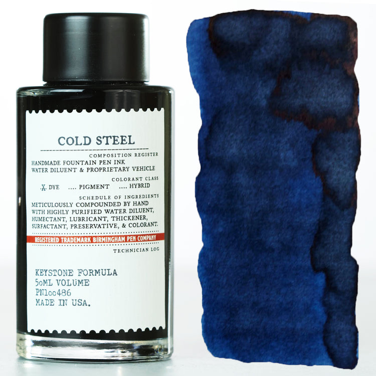 Cold Steel Fountain Pen Ink – Birmingham Pen Company