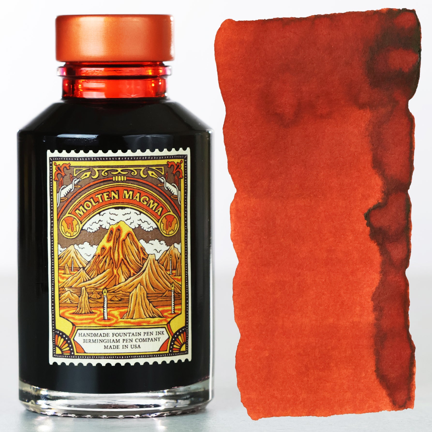 Molten Magma Fountain Pen Ink – Birmingham Pen Company