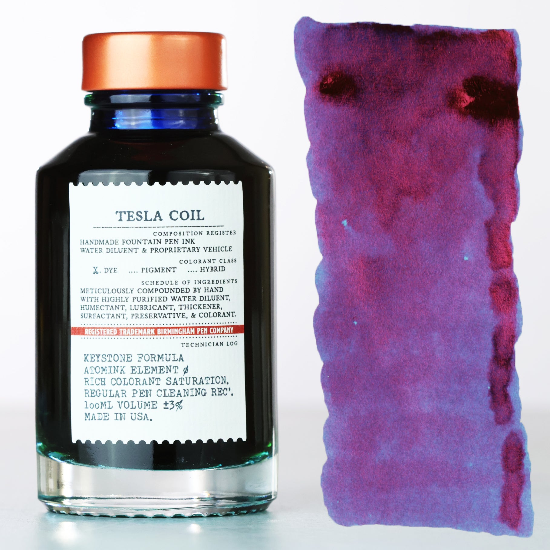 Tesla Coil Fountain Pen Ink – Birmingham Pen Company